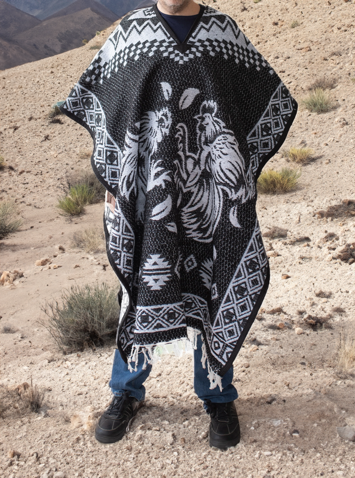 Mexican Ponchos | Mexican Serape Ponchos | Clint Eastwood Poncho – Gamboa