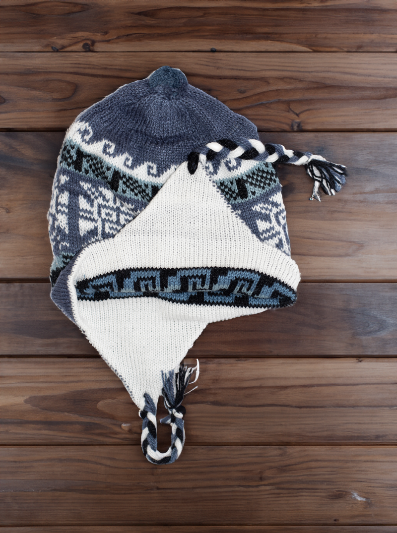 Reversible Blue Alpaca Hat – Gamboa