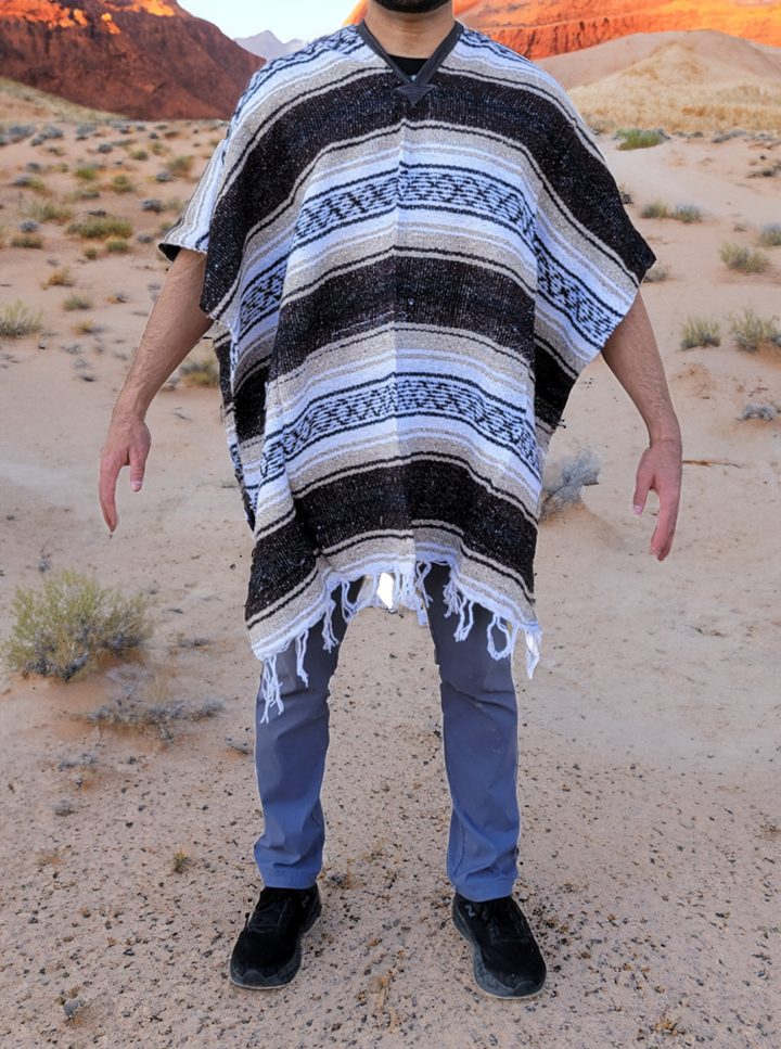 Mexican Ponchos | Mexican Serape Ponchos | Clint Eastwood Poncho – Gamboa
