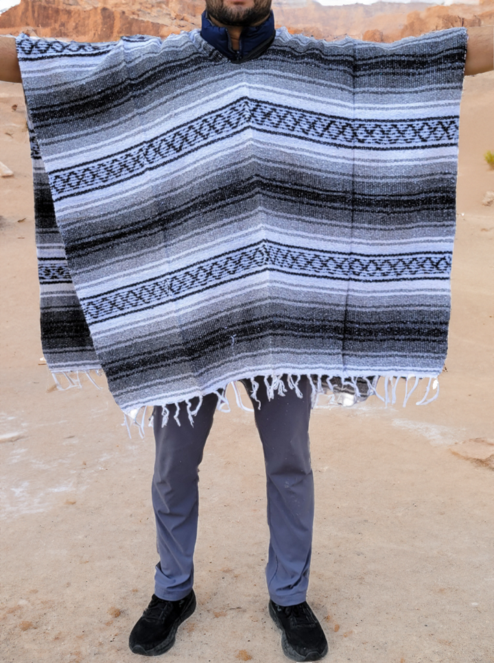 Mexican Ponchos | Mexican Serape Ponchos | Clint Eastwood Poncho – Gamboa