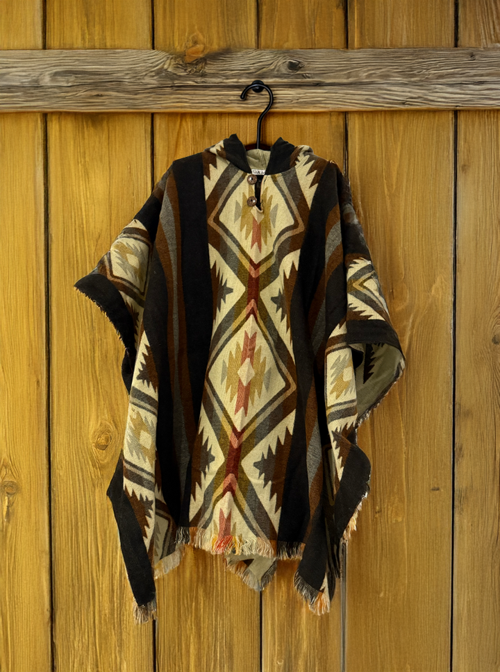 Men's Ponchos | Shop Alpaca Ponchos for Men | Gamboa Fashion