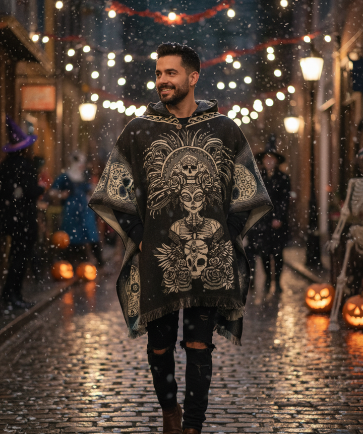Mexican Ponchos | Mexican Serape Ponchos | Clint Eastwood Poncho – Gamboa