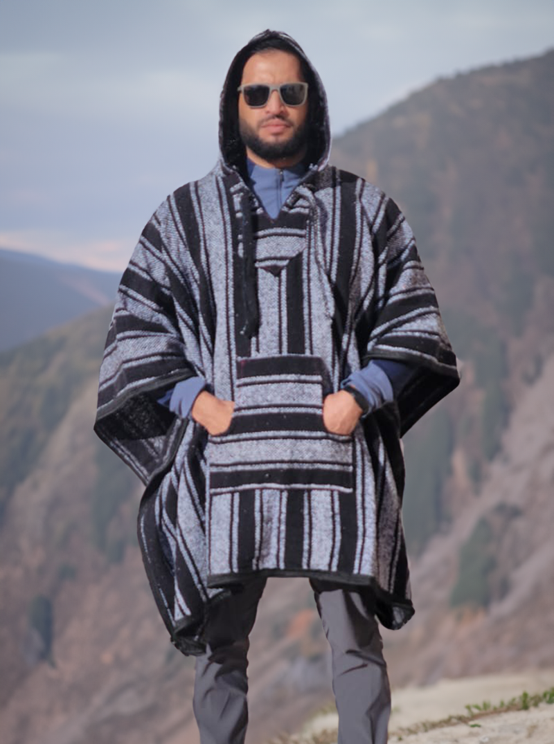 Mexican Poncho | Baja Poncho for Men – Gamboa