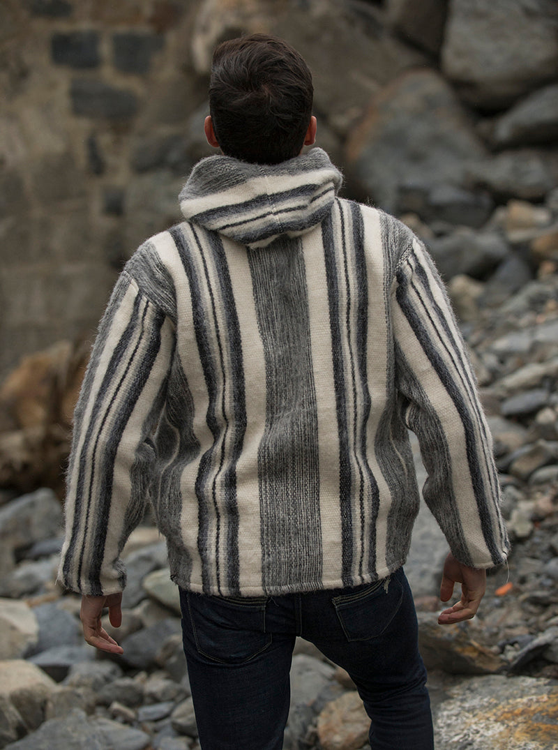Men’s Hooded Alpaca Jacket – Gamboa